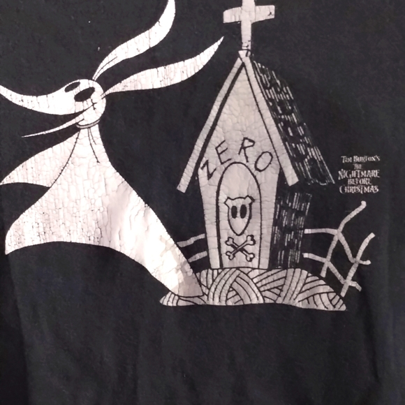 tim Burton | Shirts & Tops | Tim Burton Graphic Print Tshirt Of Zero ...